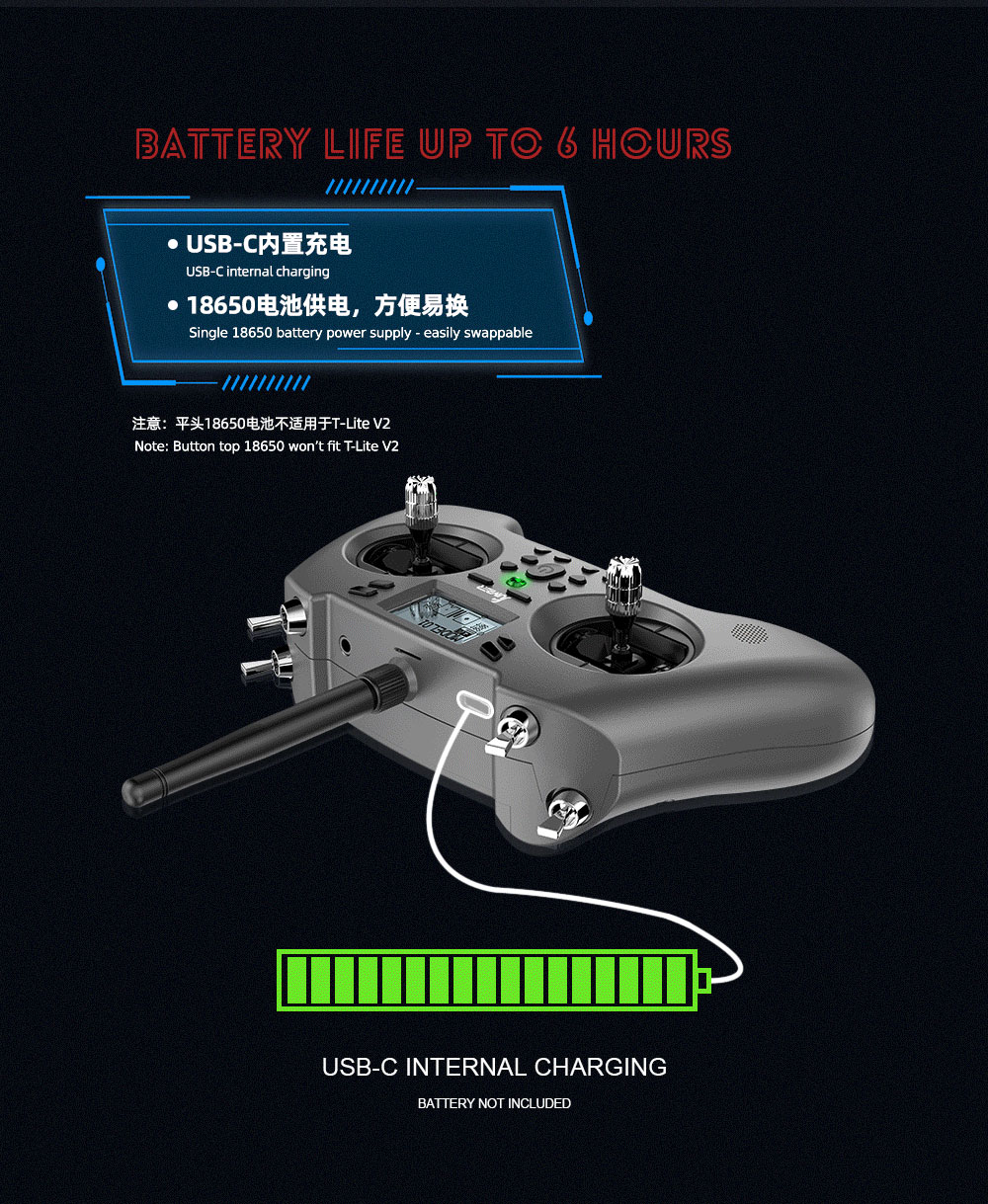 NEW！ Jumper T-Lite V2 Built In ELRS Radio Controller Hall Sensor ...