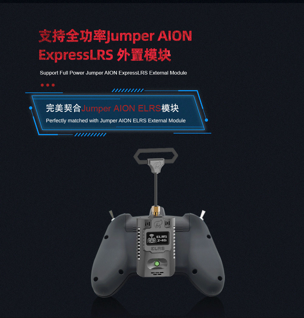 NEW！ Jumper T-Lite V2 Built In ELRS Radio Controller Hall Sensor ...